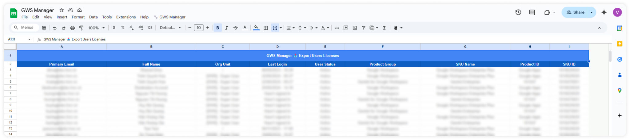 Streamlining License Management in Google Workspace with GWS Manager ...